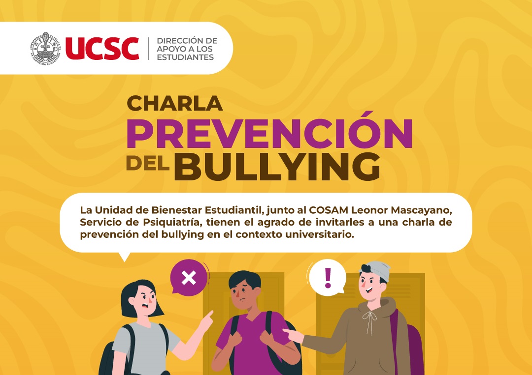 Charla Prevención del Bullying - Dirección de apoyo a los estudiantes
